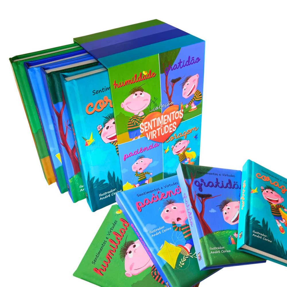 Box - Sentimentos e Virtudes (4 Livros) - James Misse, Editora Pé Da ...