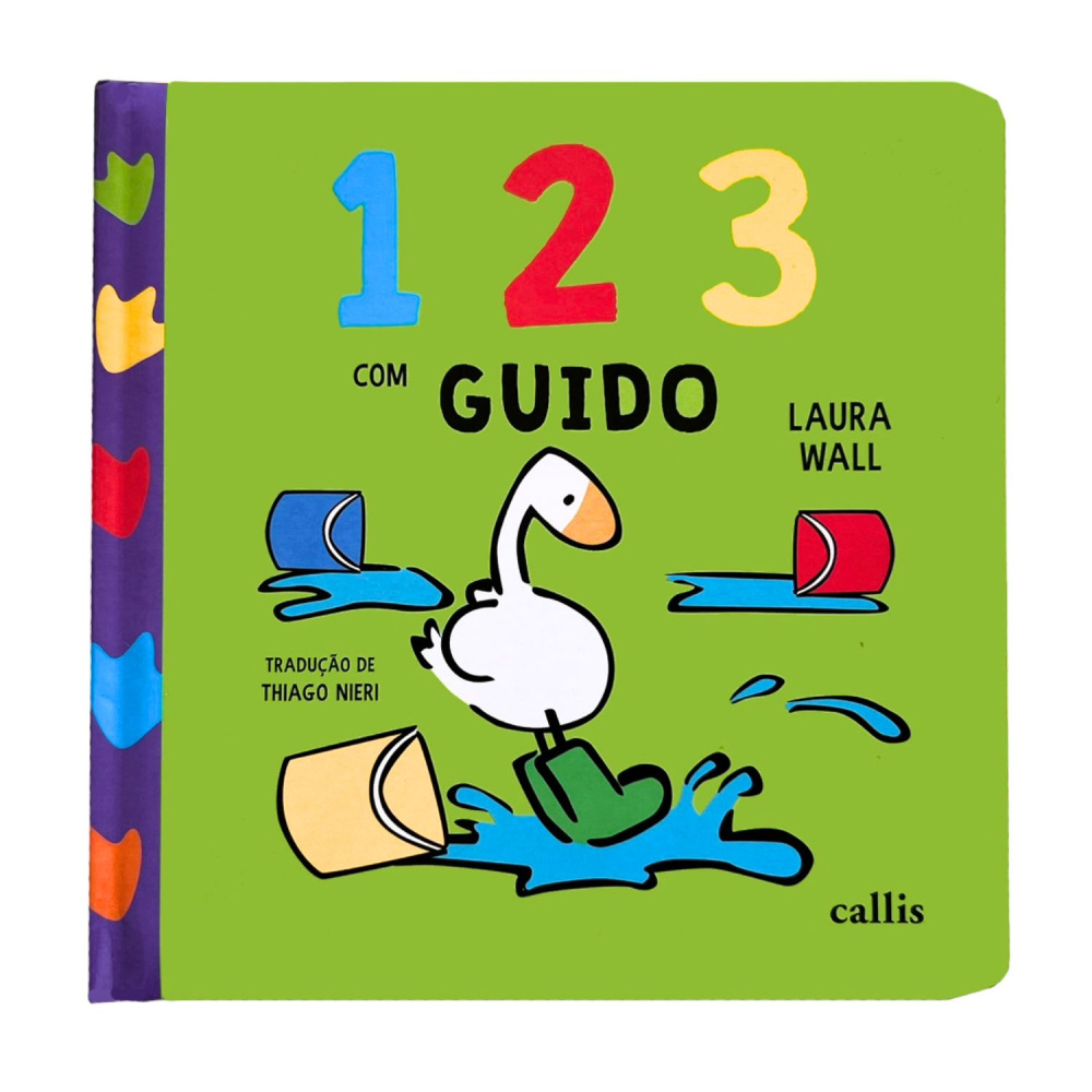 Livro 1 2 3 com Guido - Capa Almofadada, Laura Wall, Editora Callis ...