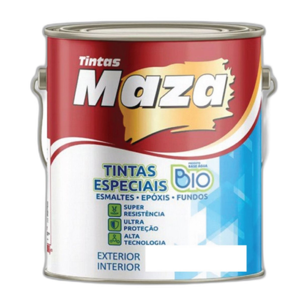 Tinta Esmalte Base Água Brilhante Maza 3,6L Cores - Azul Del Rey ...