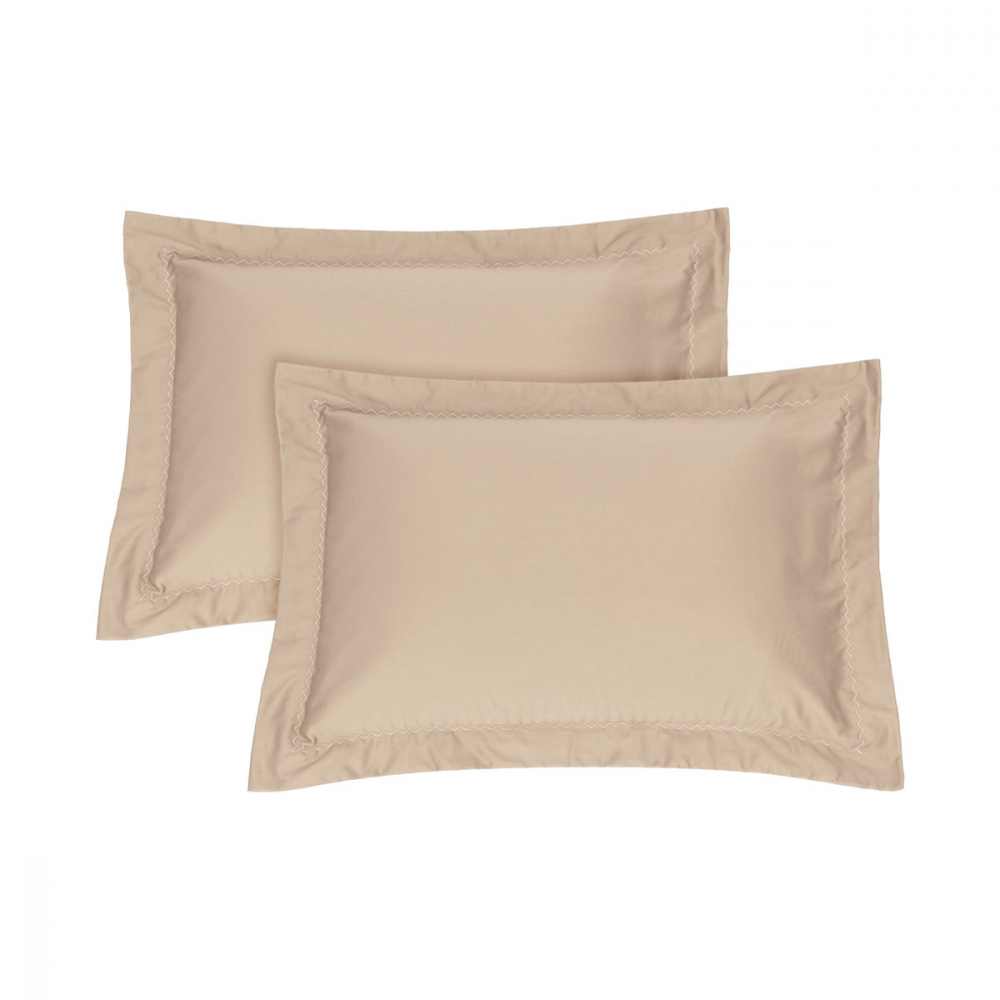 Kit 2 Fronhas Finesse 70cm x 50cm 100% Algodão Bege Lavive - Ponto do ...