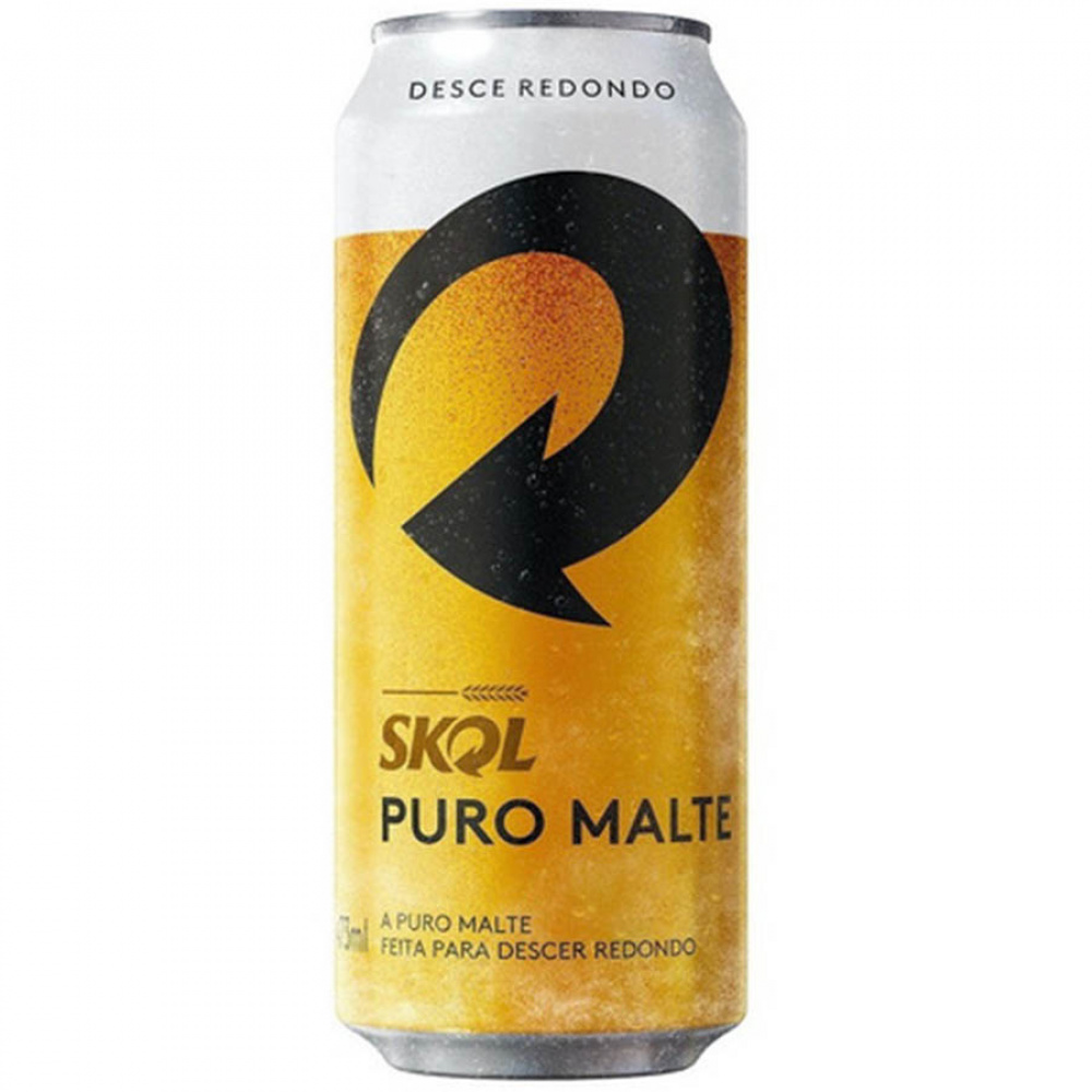 Cerveja Skol Puro Malte 473ml - PremiumBebidas.com