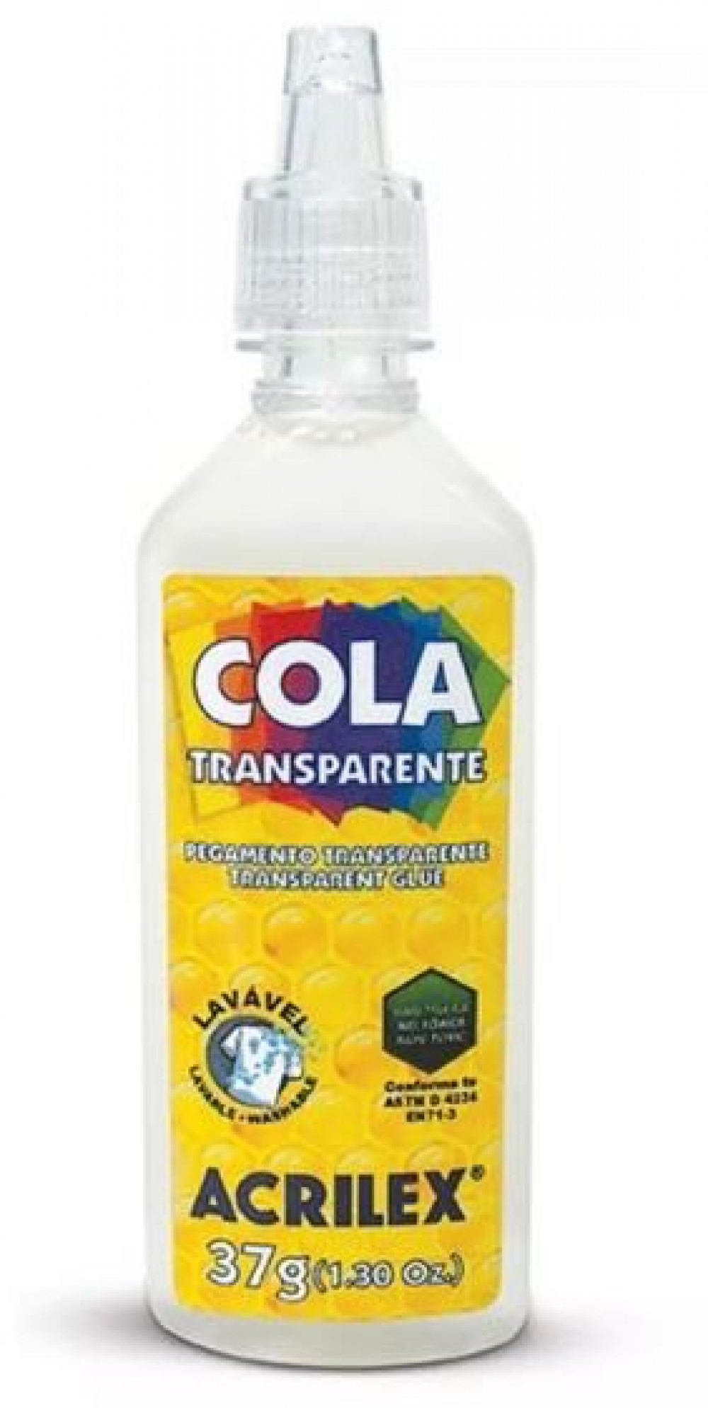 Cola Transparente 37 g Acrilex - Prepel