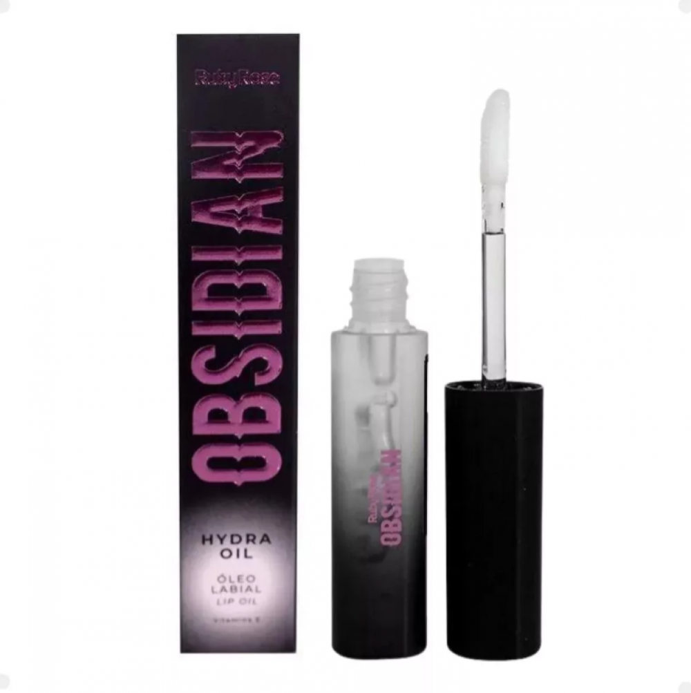Lip Oil Hydra Obsidian - Ruby Rose - Pretty Makeup