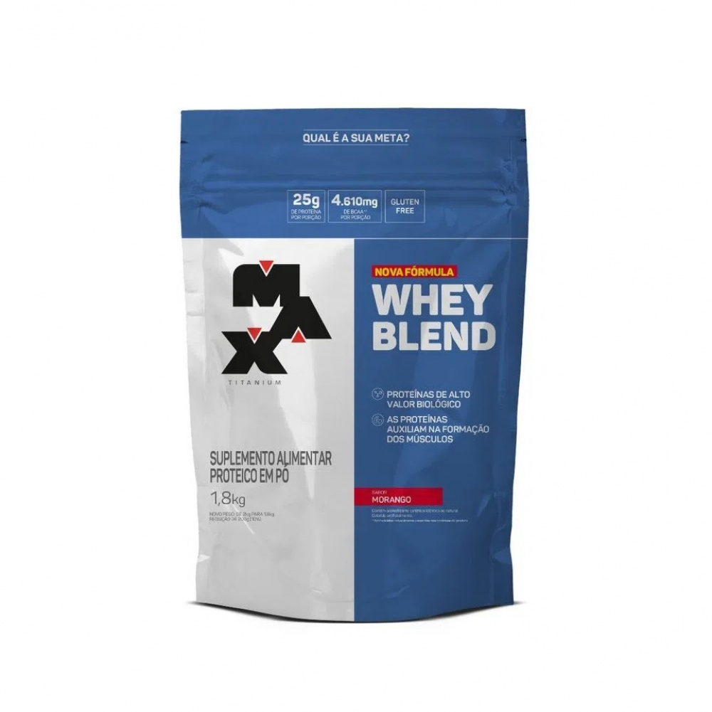 Whey Blend (1,8kg) - Sabor: Morango - Primata Corporation