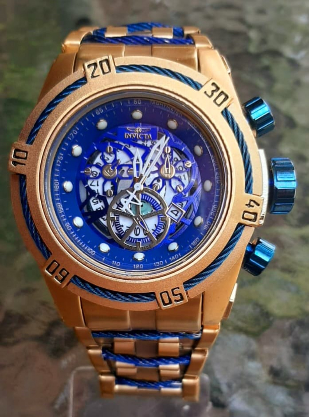 Relógio Invicta Zeus Bolt - Aço Inoxidável Flame Fusion Crystal - Prime ...