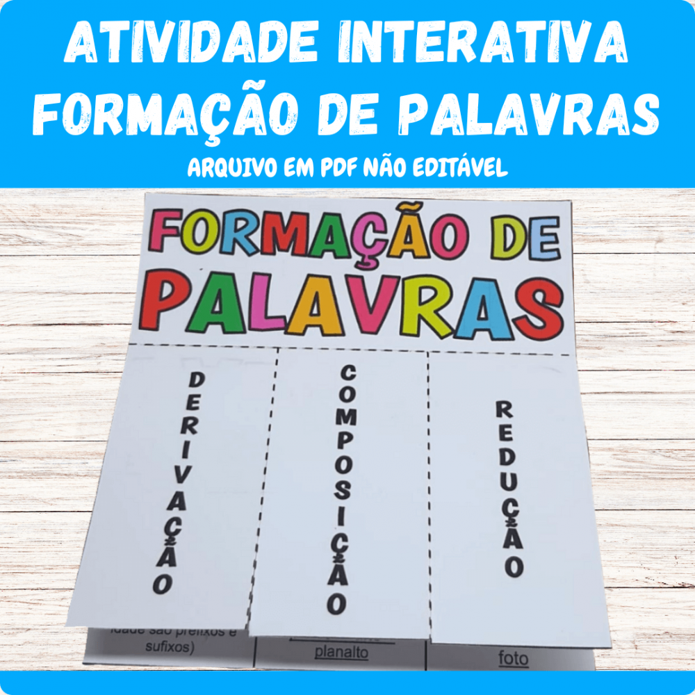 Atividade Interativa de Formação de Palavras: Jogo Digital - Prof Paper ...