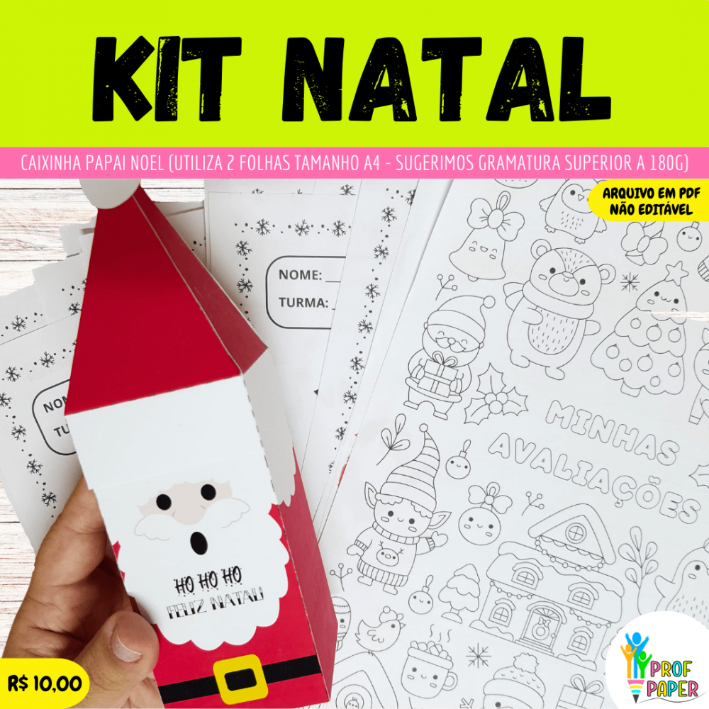 Kit Natal - Prof Paper Negocios Digitais Ltda