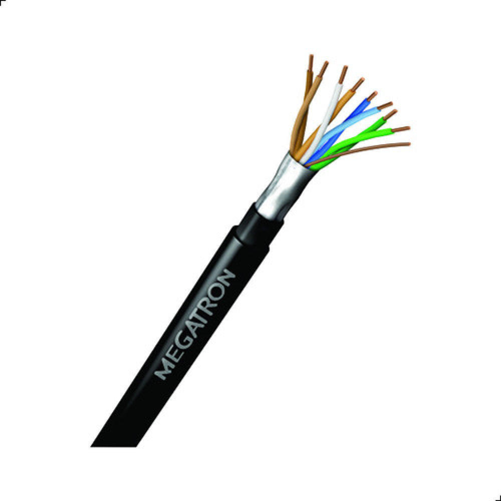 Cabo LAN CAT 5E Preto 4 Pares Blindado Dupla Capa 305m - Protect Shop