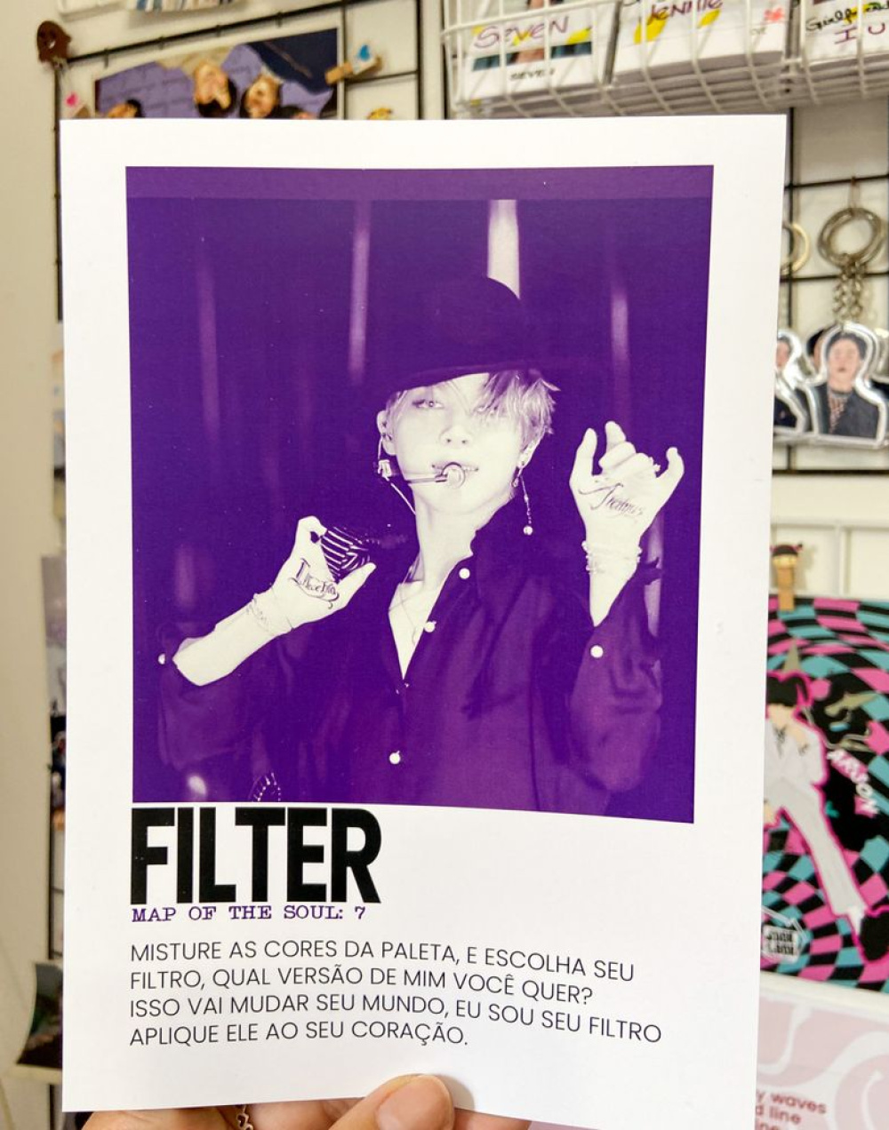 Poster Jimin BTS | A5 | Alta gramatura impressão premium - purpleswan