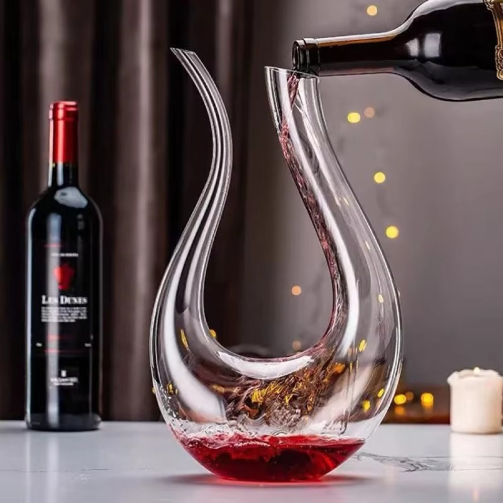 Decantador de Vinho Elegante em Vidro Realce Aromas e Sabores - Quaso