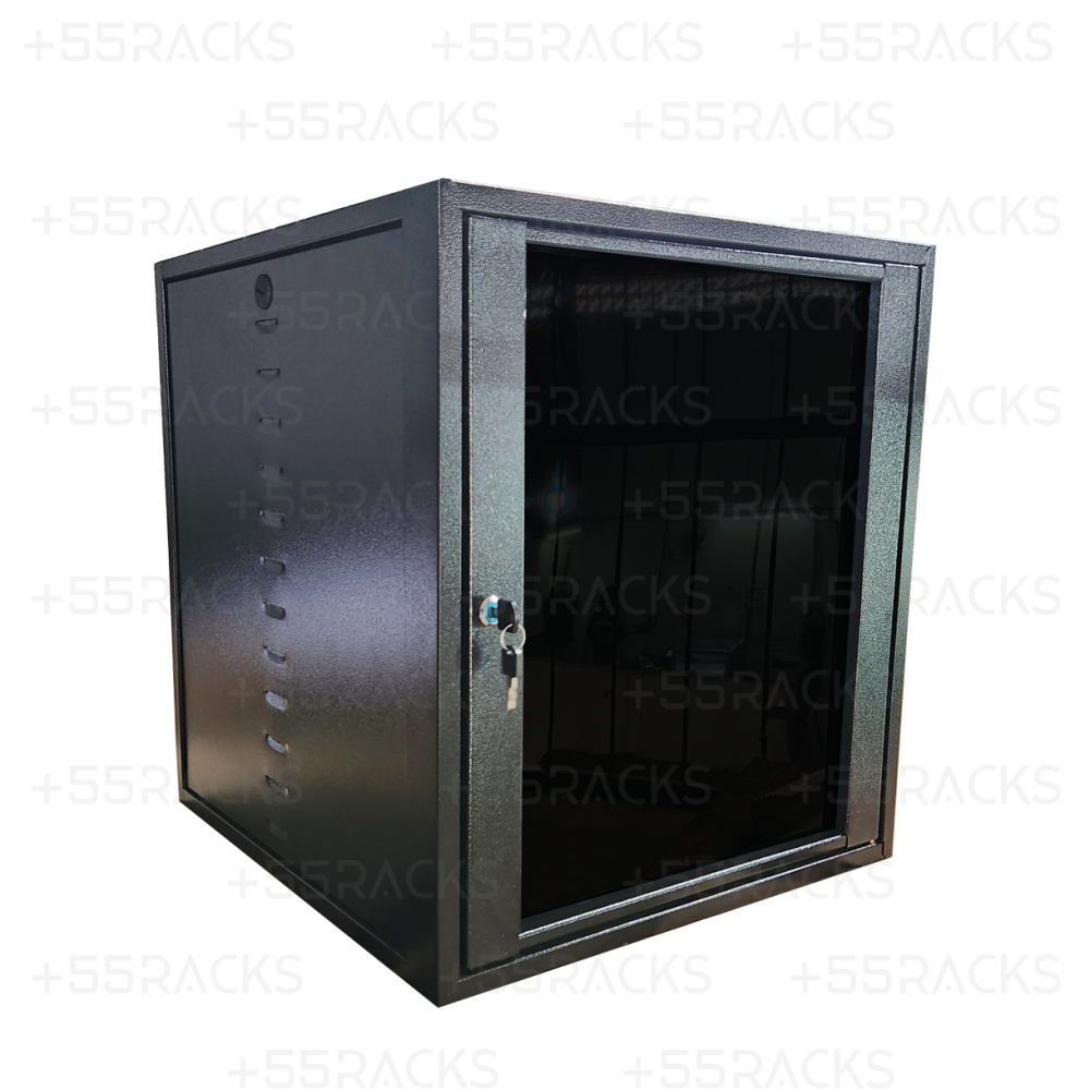 Mini Rack de Parede 12U x 570mm - Rack Brasil | Racks para Servidores ...