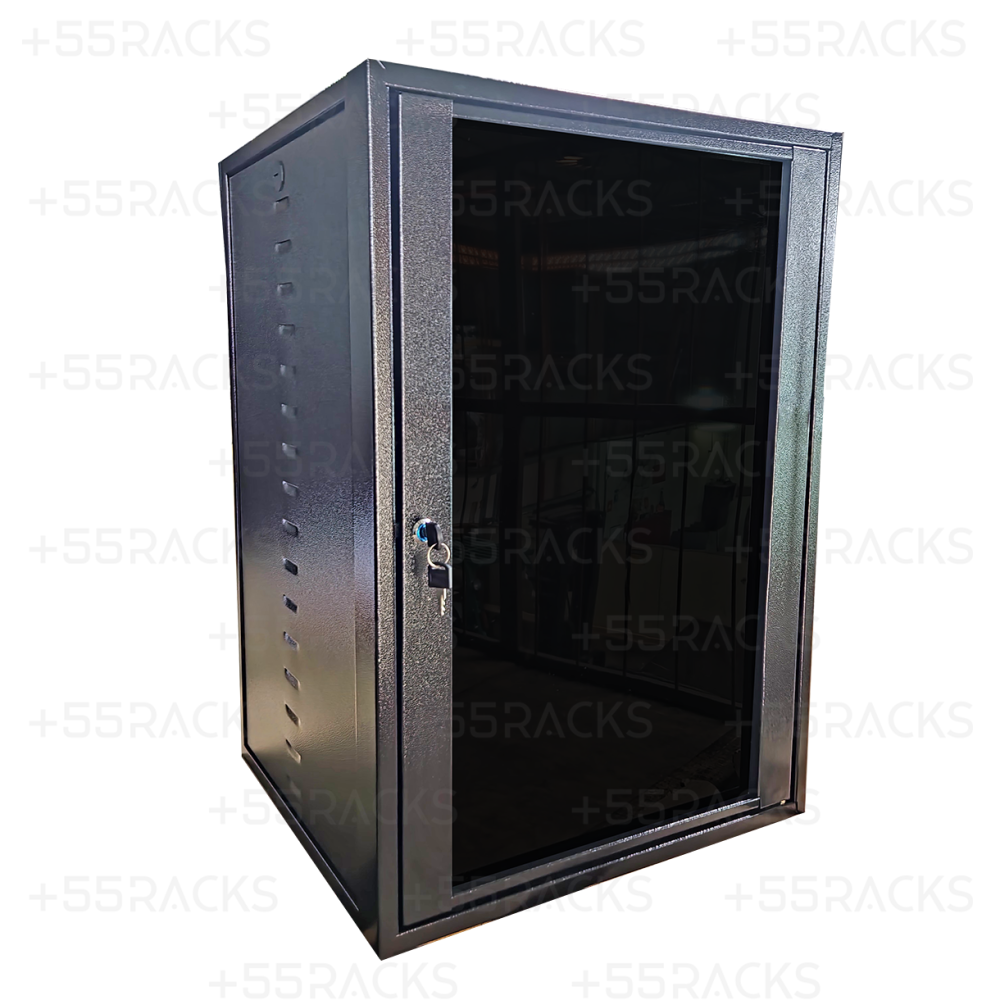 Mini Rack de Parede 16U x 570mm - Rack Brasil | Racks para Servidores ...