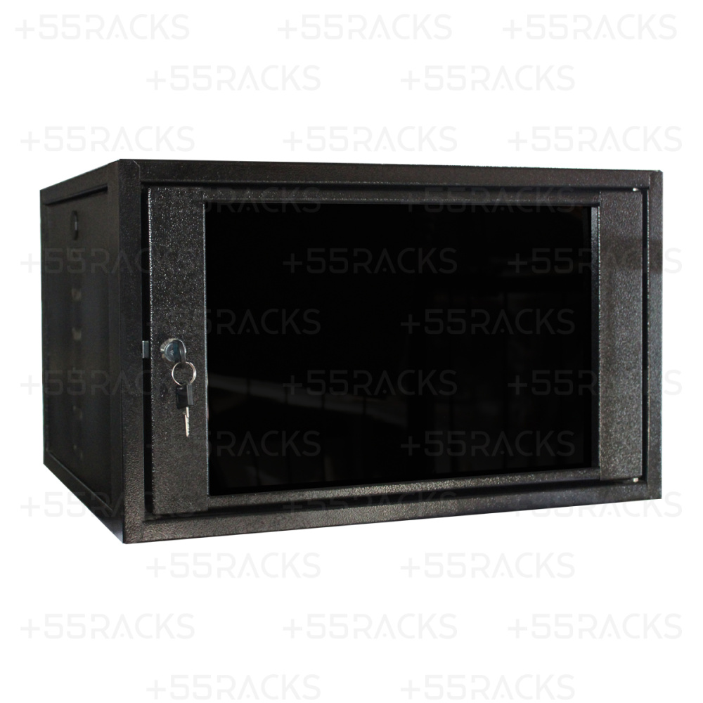 Mini Rack de Parede 6U x 370mm - Rack Brasil | Racks para Servidores ...