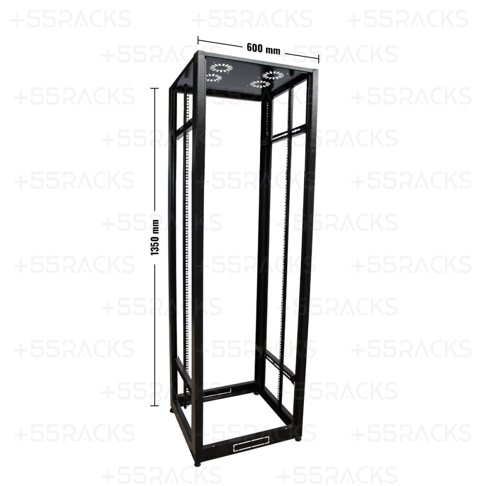 Rack Servidor Aberto 28U x 970mm - Rack Brasil | Racks para Servidores ...