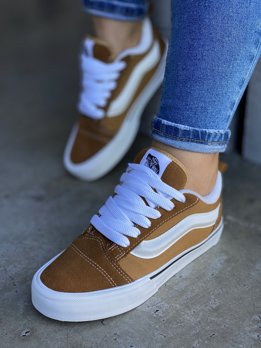 Vans KNU Skool Caramelo - RB STORE Sorocaba