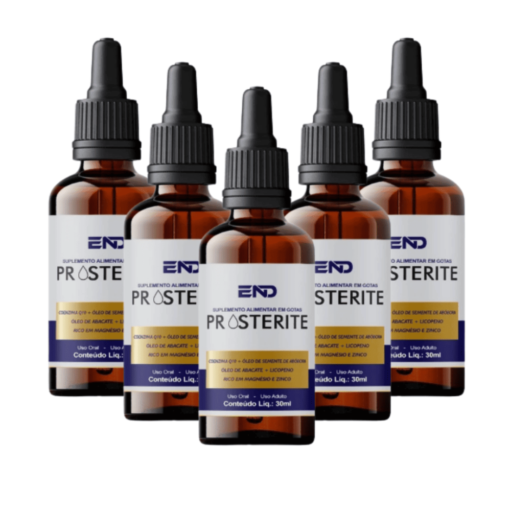 Mega Combo 5 Prosterite Gotas 30ml - NutraCaps