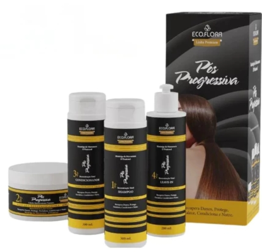 KIT CAPILAR PÓS PROGRESSIVA ECO FLORA - Re Modas