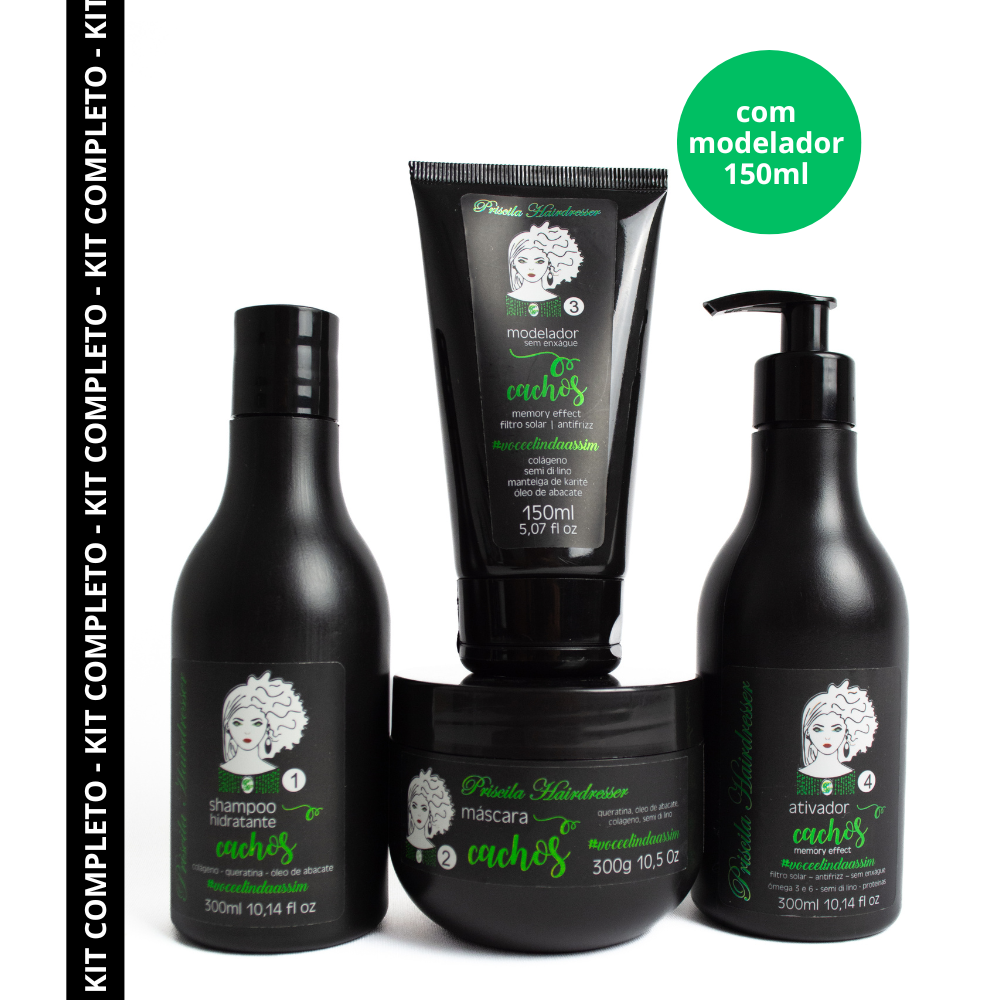 KIT - Memorização de Cachos - Com Modelador de 150g - REDE PH