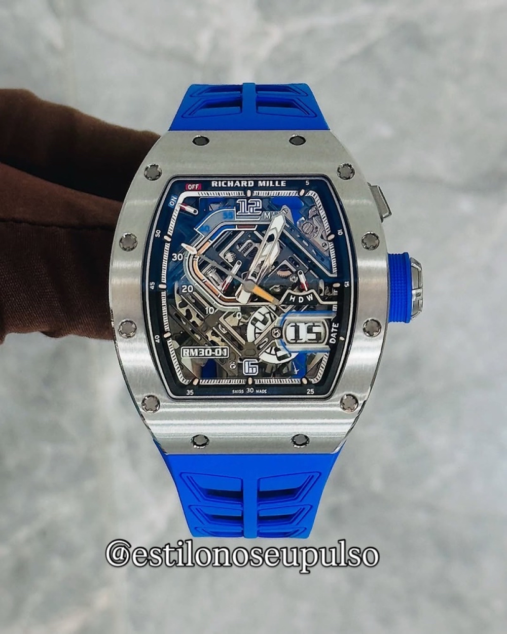Richard Mille RM 30-01 - Estilo No Seu Pulso
