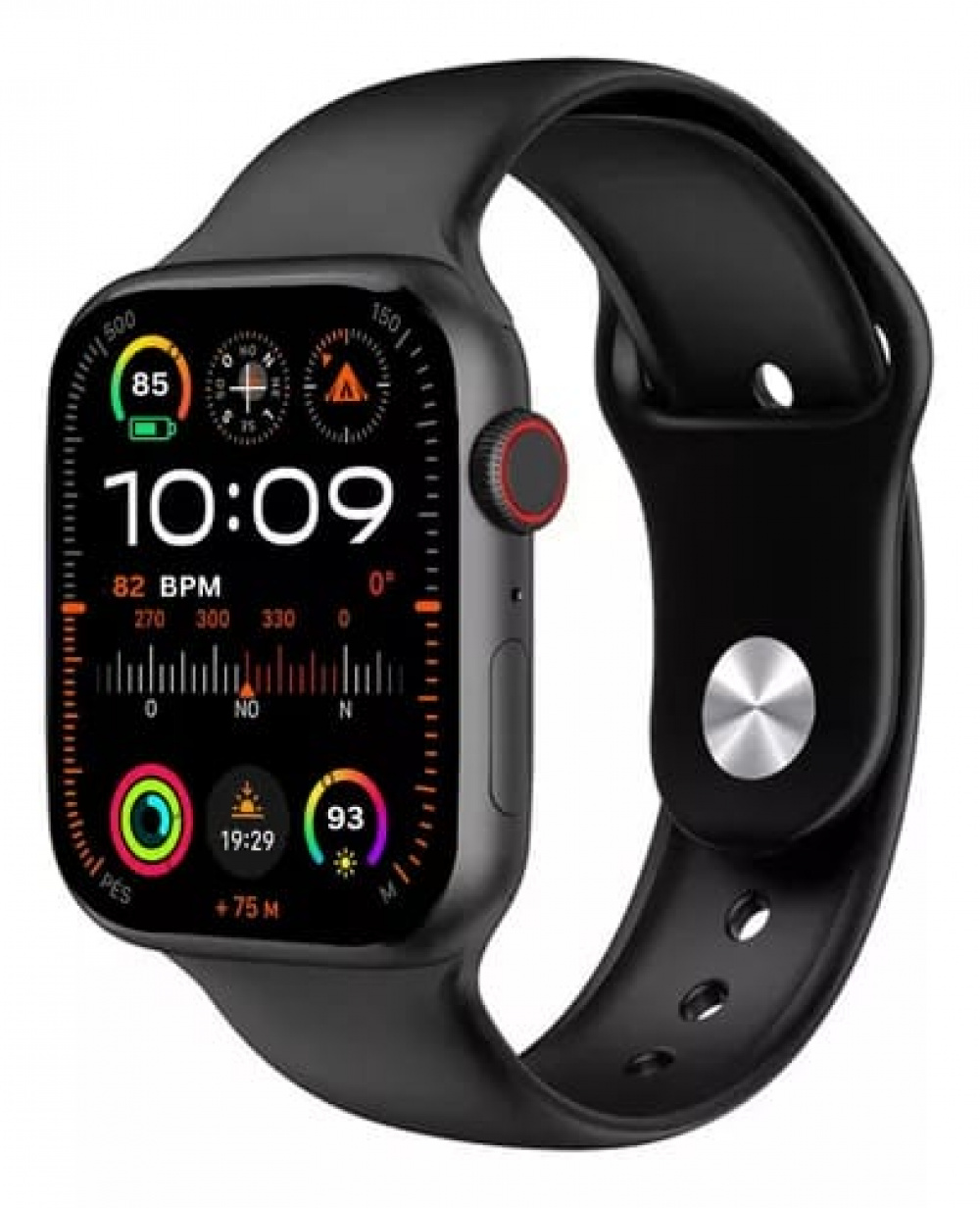 Smartwatch Watch X 45mm Série 10 Super AMOLED com Chat GPT Preto ...