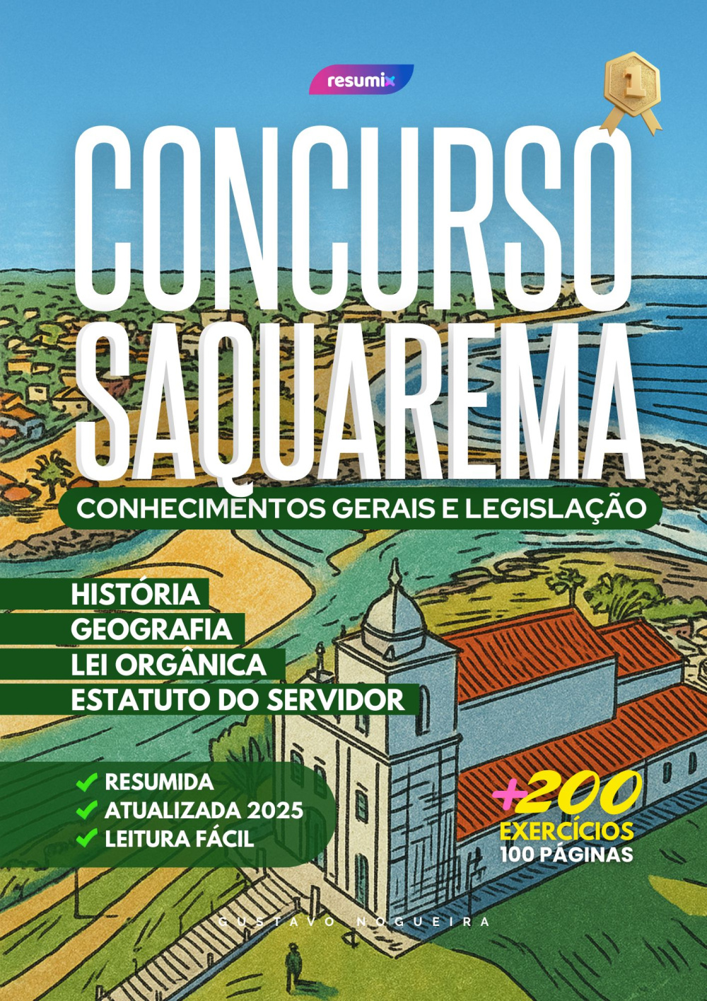 Apostila Conhecimentos Gerais de Saquarema 2025 - DIGITAL - Resumix