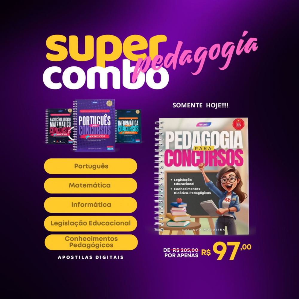 Super Combo Pedagogia - DIGITAL - Resumix