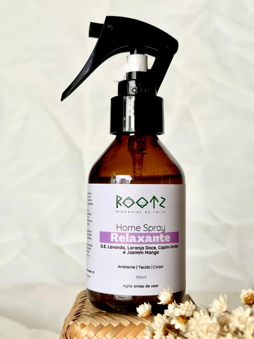 Home Spray Relaxante, 100ml - Rootz - Rootz