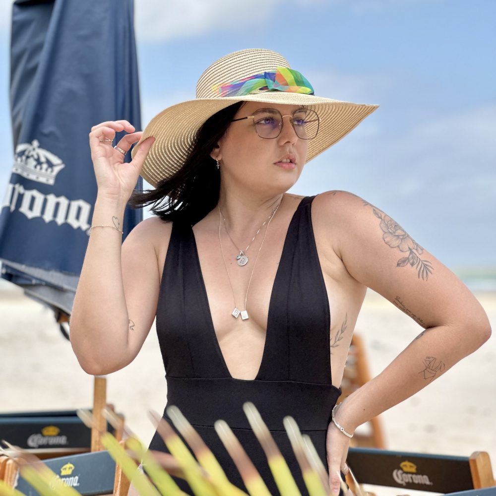 Body 3 em 1 Decotado e Cavado na Lateral - Saju Store