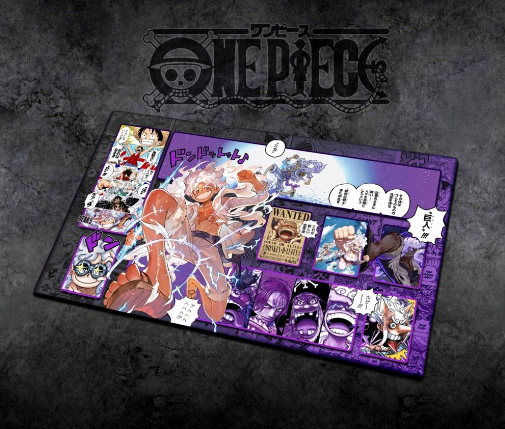 Playmat One Piece Nº.287 - Luffy Ace Nami Zoro Sanji Robin Kaidou Enel ...