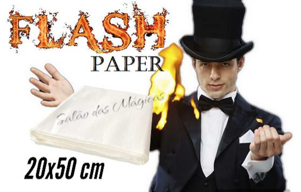 Flash Paper (20x50cm) - Salão das Mágicas
