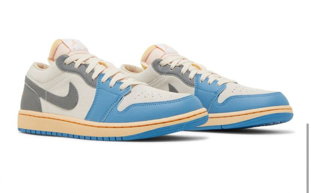 Air Jordan 1 Low Vintage UNC Grey Azul - Salve Tio Phill
