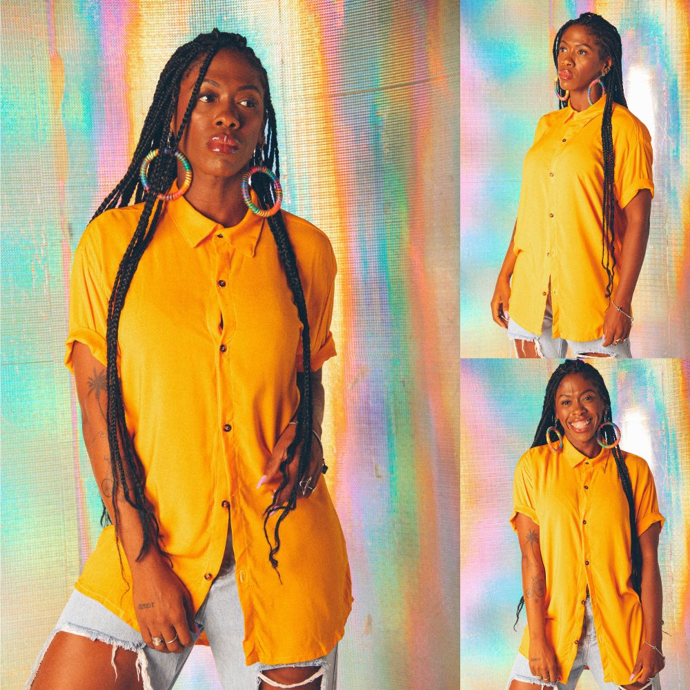 Blusa Mostarda - Sand Beat - Sand Beat Clothes