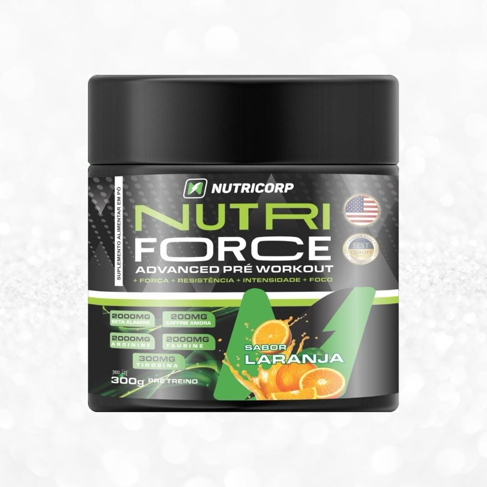 NUTRIFORCE - Pré treino - Sara Costa Beauty
