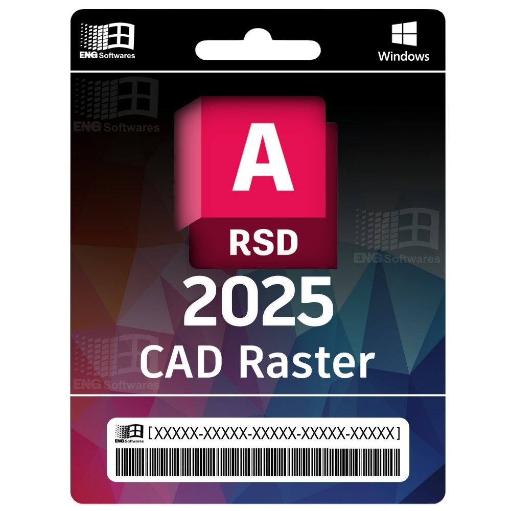 Autocad Raster Design 2025 para Windows - original - EngSoftwares