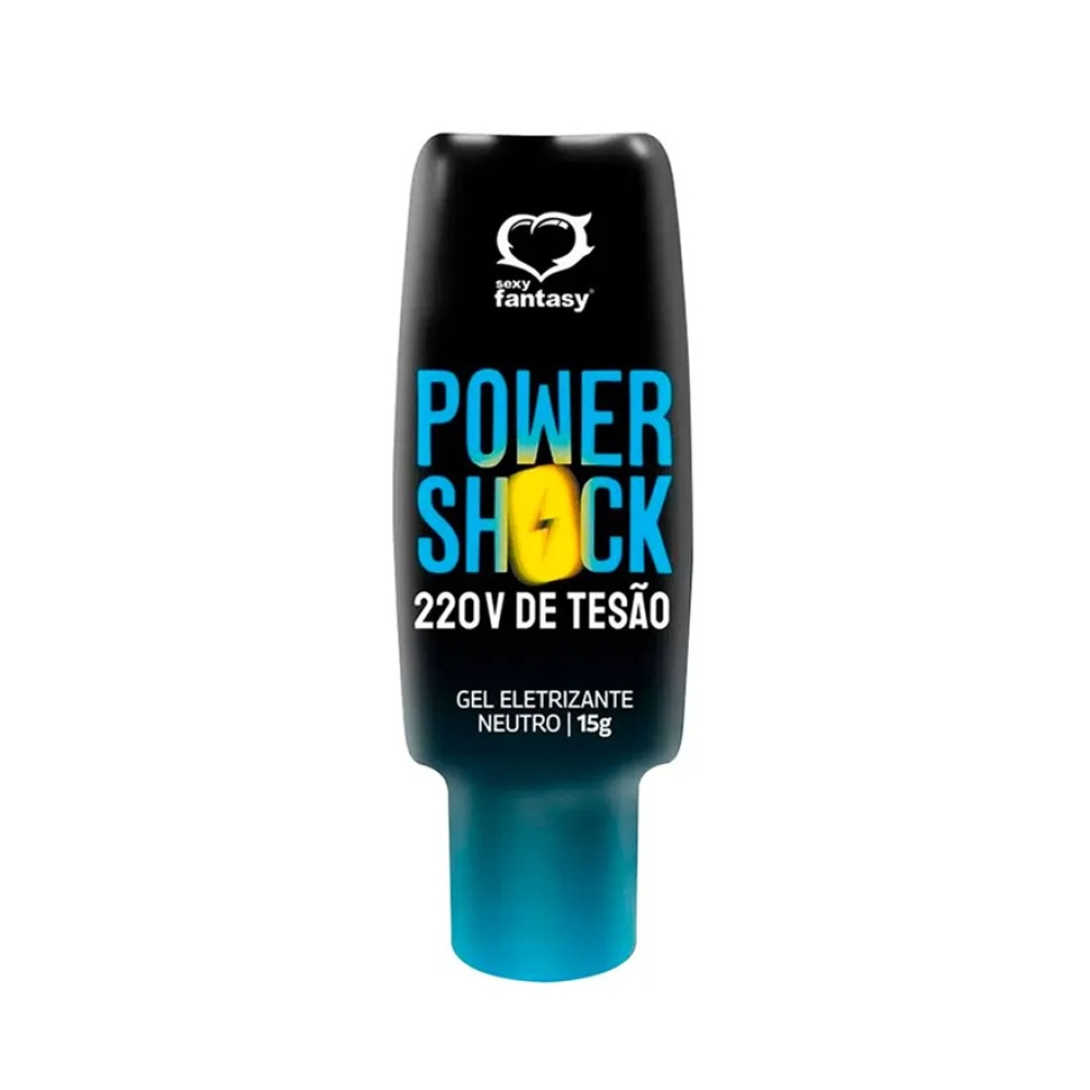 Power Shock 220 V de Tesão Gel Eletrizante Neutro 15g - SEGUNDA PELE