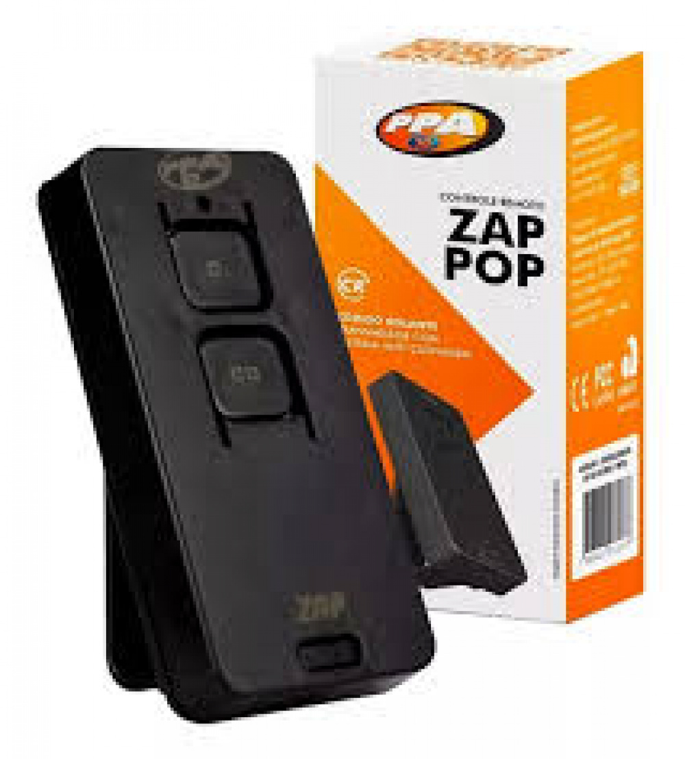Controle Remoto para Portão ZAP POP 433Mhz PPA - Sete Eletrônica
