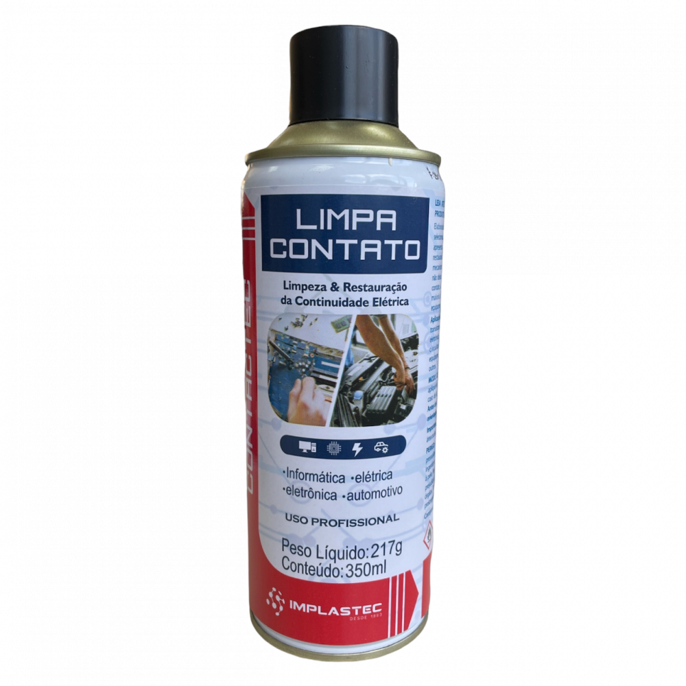 Limpa Contato Spray 350ml Contactec Implastec - Sete Eletrônica