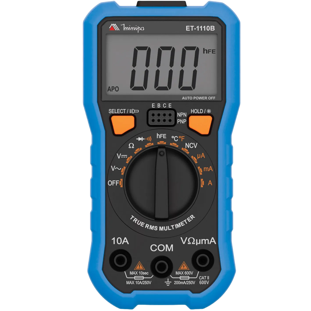 Multímetro Digital Et 1100b Minipa Sete Eletrônica