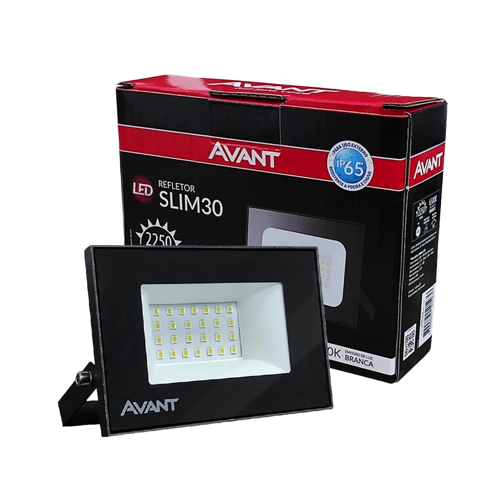 Refletor de Led Slim 30W Bivolt Avant - Sete Eletrônica