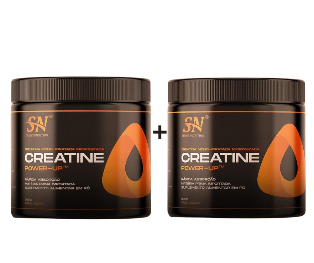 Combo Creatine Power-Up Monohidratada e Micronizada 300g Shape ...