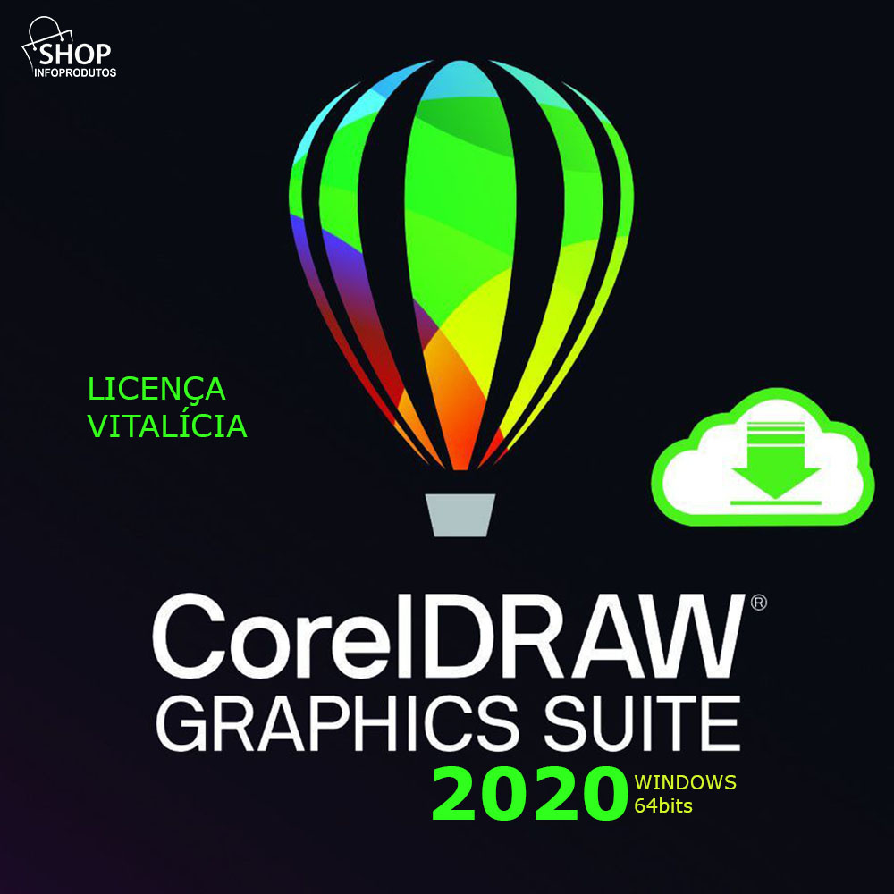 CorelDraw Graphics Suite 2020 Para Windows 64bits - Shop Infoprodutos