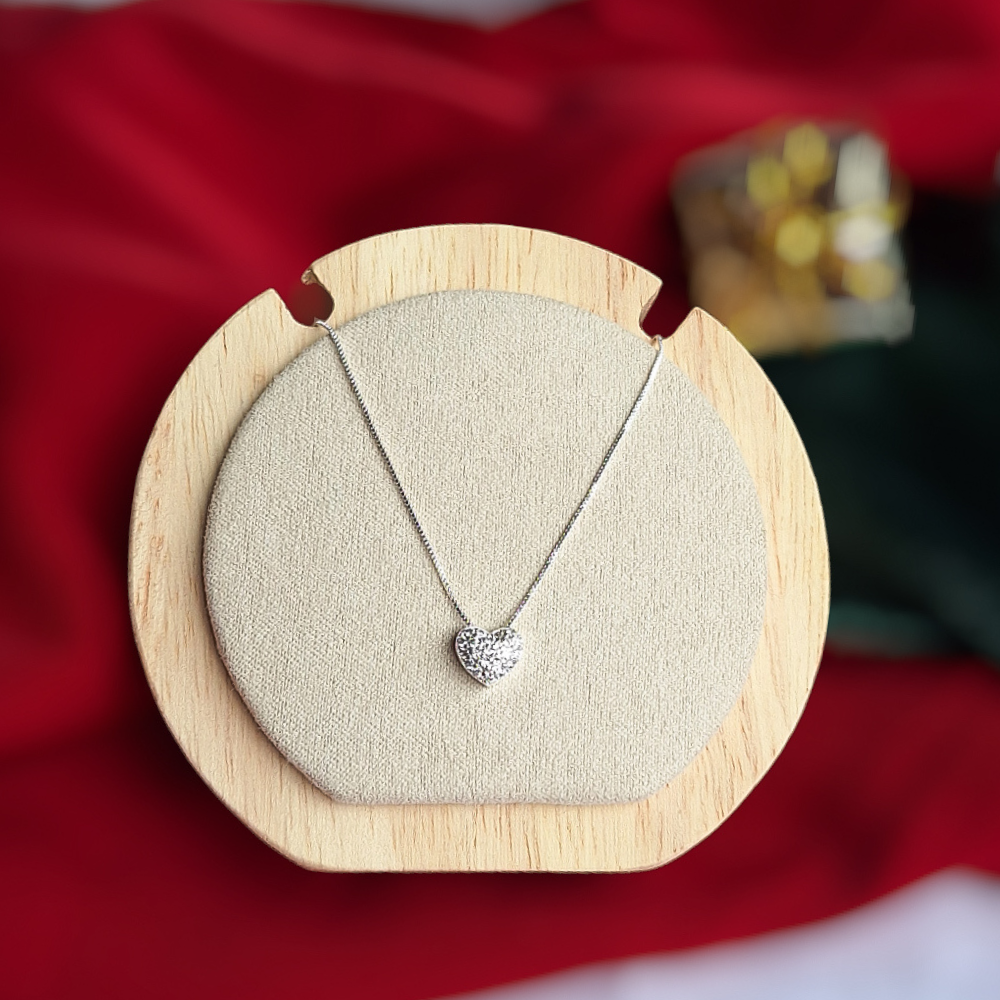 Colar Coração Cravejado - Siarom