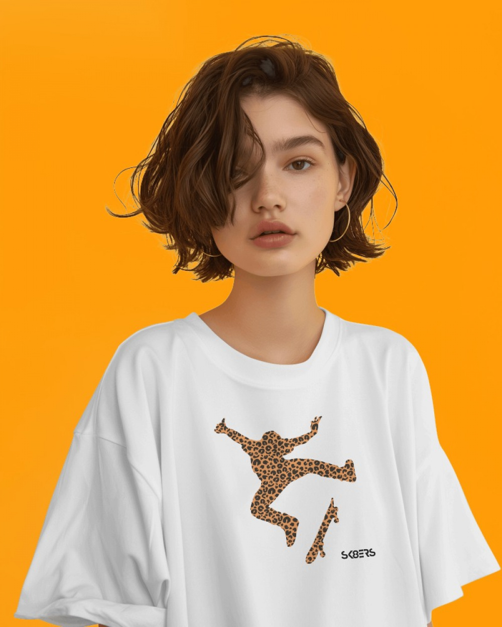Camisa Oversized Onça - Coleção Concrete Jungle - SK8ERS - Sk8ers
