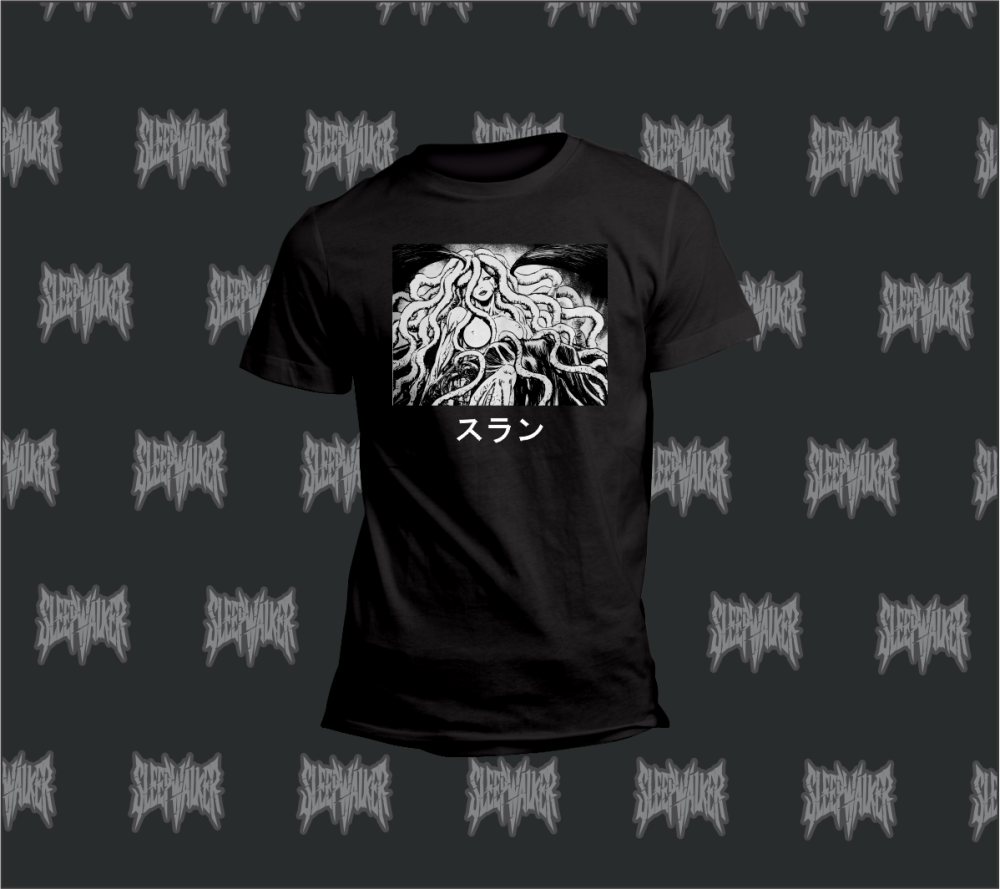 Camiseta Oficial Slan Berserk - Preta - Sleepwalker