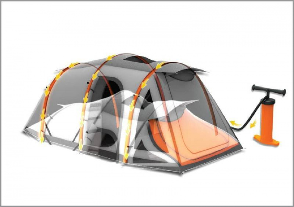 Barraca Camping Inflável Moose 2061l 6 Pessoas Com Inflador - SLN ...
