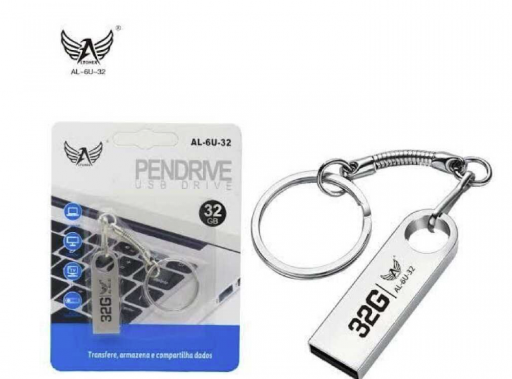 Pendrive metal 32gb - Smart Eletrônicos Cuiabá