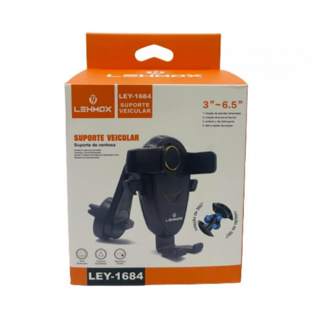 SUPORTE PARA CELULAR SAIDA DO AR LEHMOX LEY-1684 carro - Smart ...