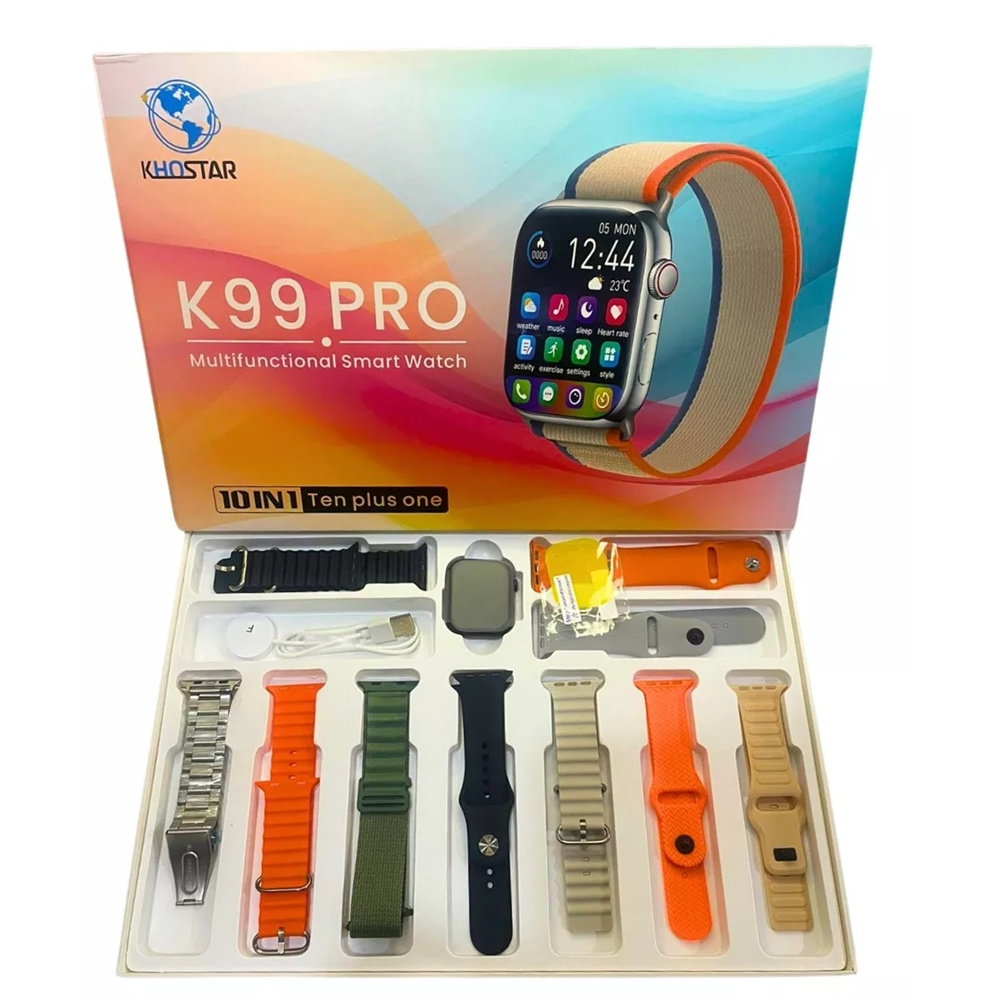 Smartwatch K99 Pro Max Series 9 10 Pulseiras - Smart Uai