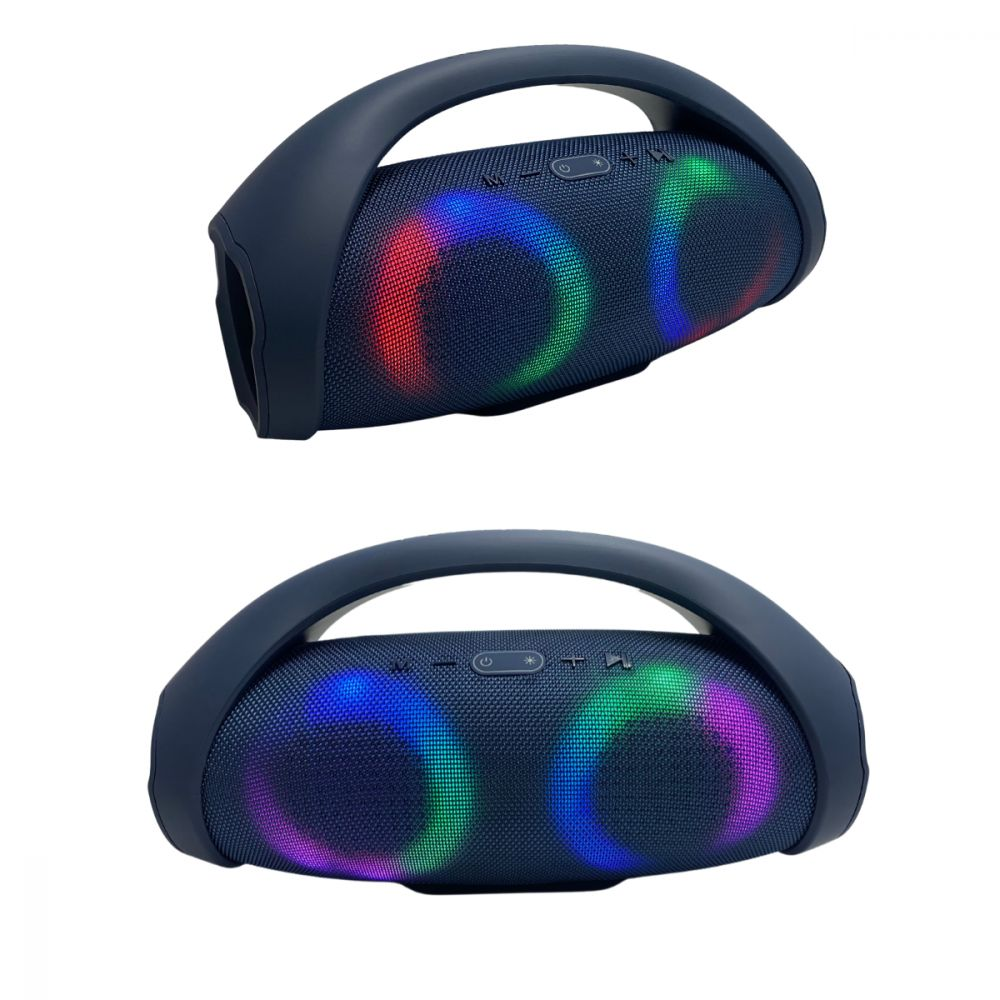 Caixa de Som Booms Box COLOR com LED Bluetooth Wireless Portátil KA ...