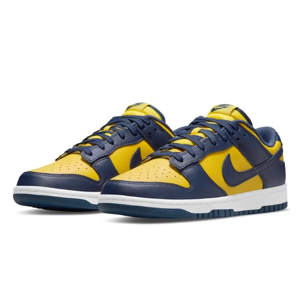 Tênis Nike Dunk Low Michigan Varsity Maize - Só Lamantos